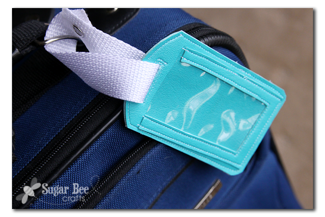 DIY Luggage Tag Tutorial - Sugar Bee Crafts