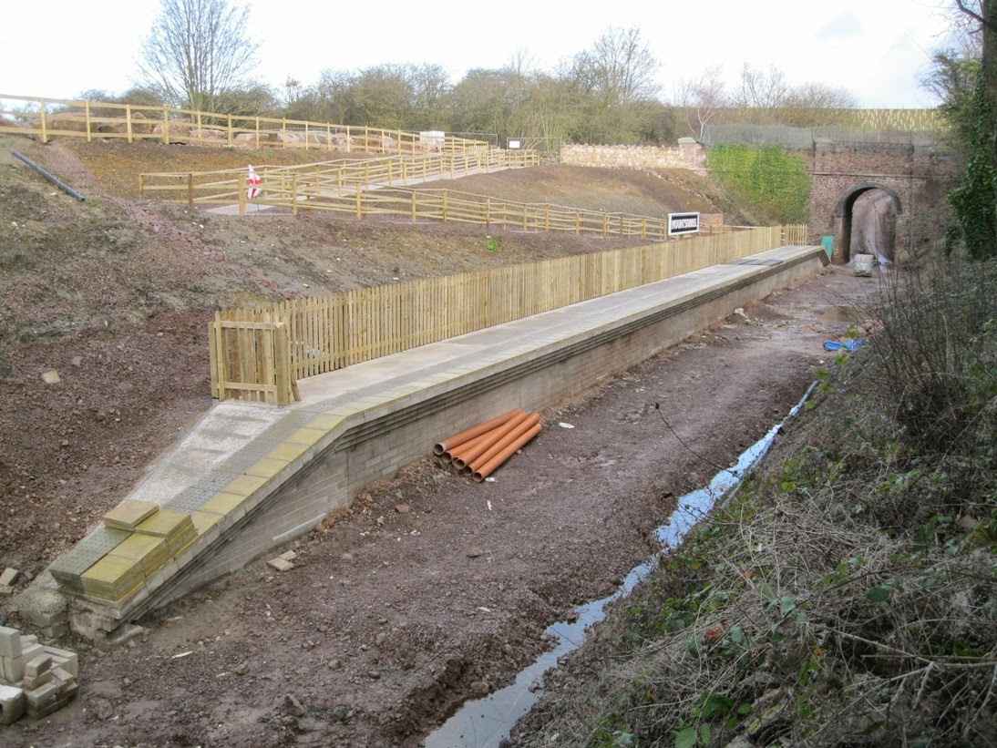 Mountsorrel Railway: Mountsorrel Station Almost Complete