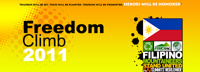 Lakbay LENTE: Freedom Climb 2011 Registration