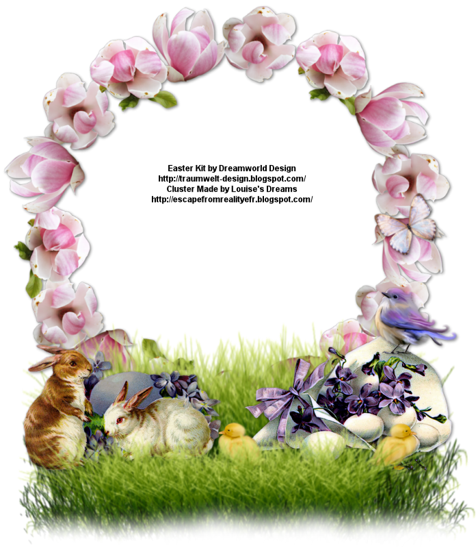 Escape From Reality Blog: FTU 'Easter' Cluster & Cluster Frames