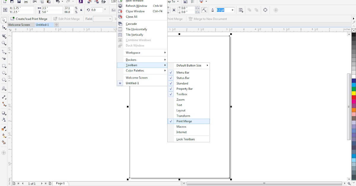 CorelDraw Tutorial: Sequential numbers using Print Merge in CorelDraw