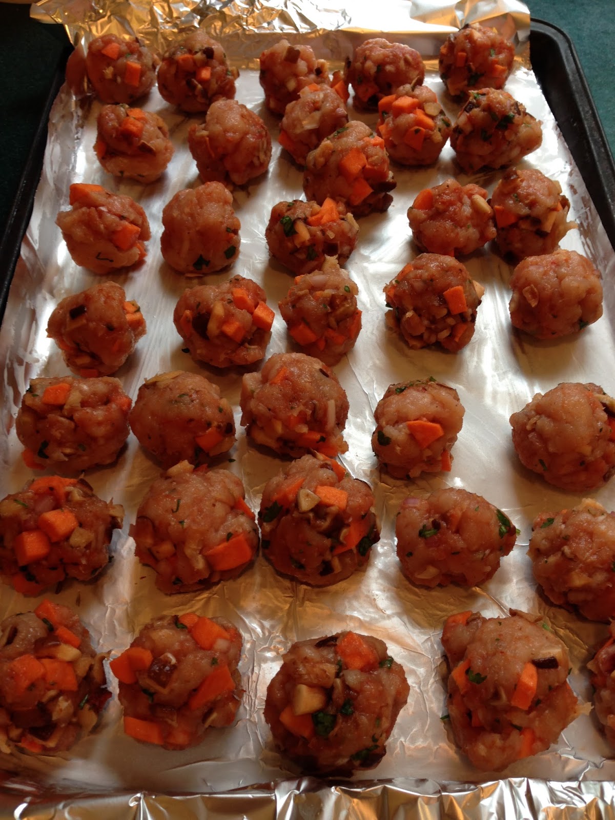 wimpy paleo: asian meatballs, modified