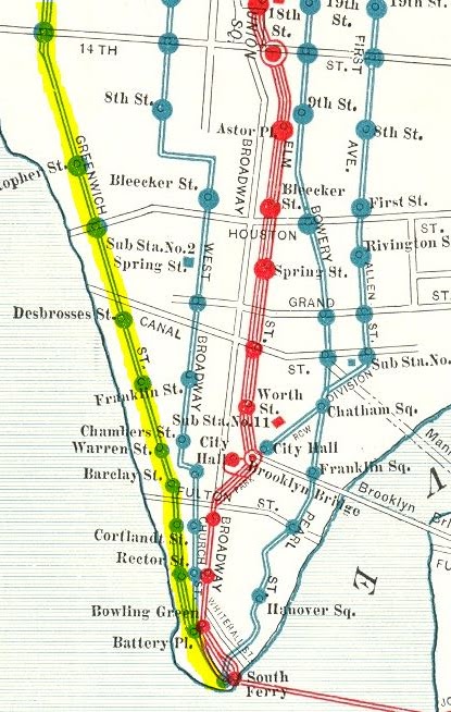 New York - History - Geschichte: Ninth Avenue Elevated Railway at 110th ...