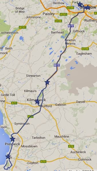 Great British Bus Routes: X77: Glasgow - Ayr