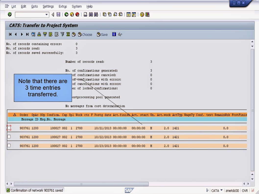 青蛙SAP分享 Froggy's SAP sharing: SAP Project System - Enter Time using CATS