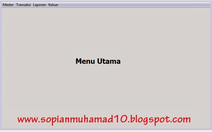 New Generation: Membuat Menu Utama dengan Netbeans