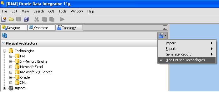 ODI Topology ~ Oracle Data Integrator