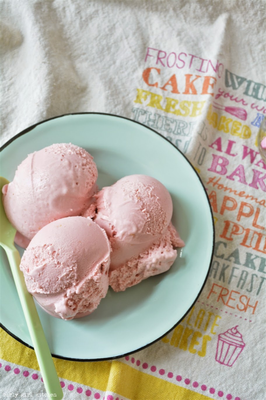 Curly Girl Kitchen: Pink Lemonade Ice Cream
