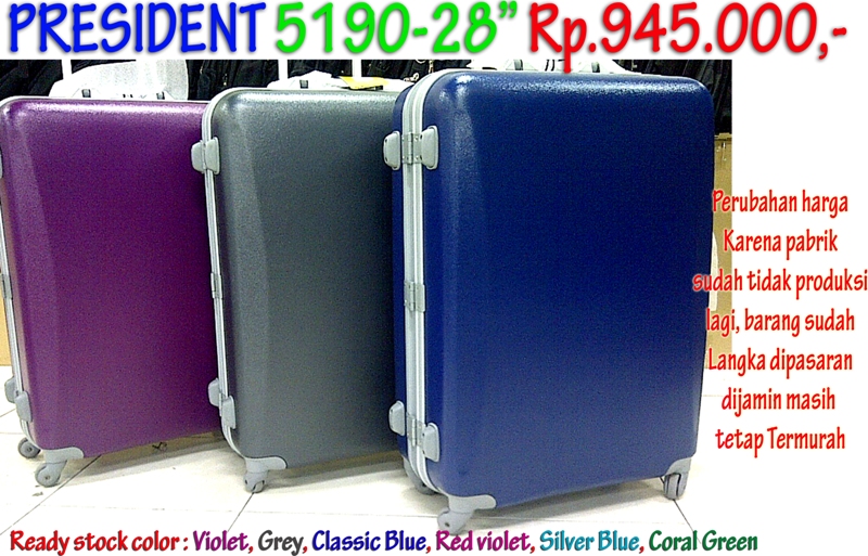 PERUBAHAN HARGA KOPER PRESIDENT