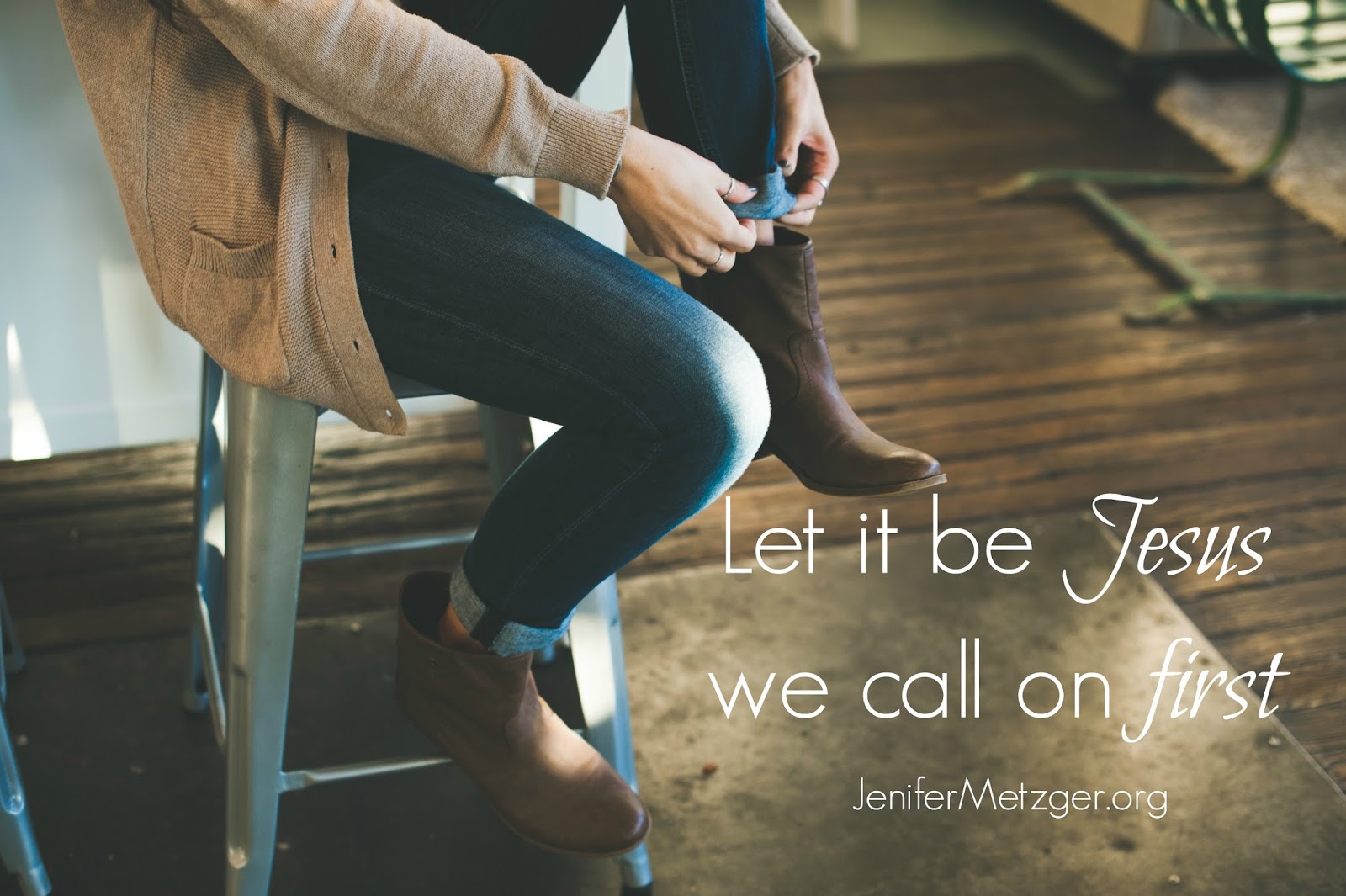 Jenifer Metzger : Let It Be Jesus {giveaway}