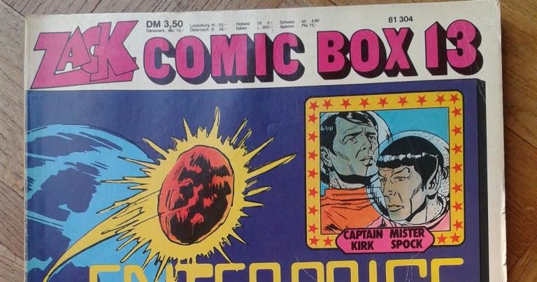 Star Trek Comics: ZACK Comic Box 13 (Enterprise Nr. 2, TOS)