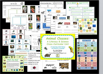 Primary Inspiration: Free Animal Classes Reference Chart