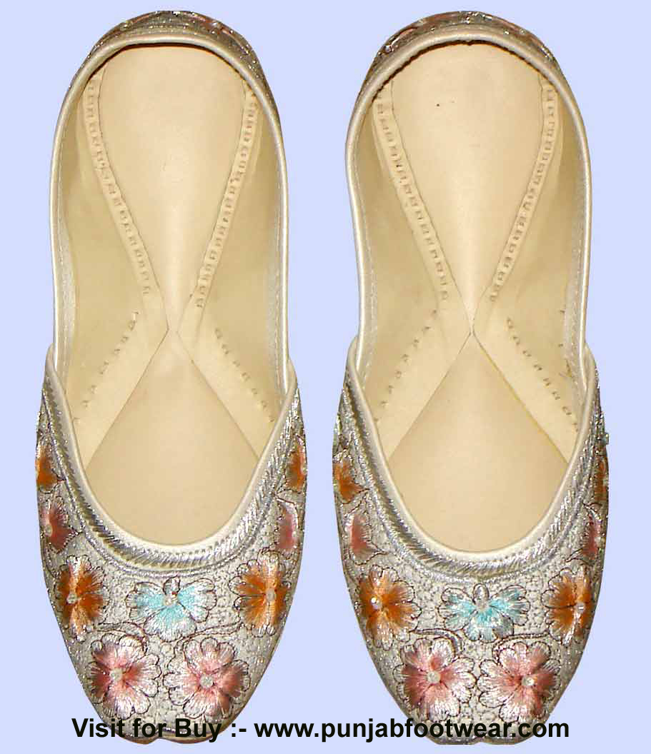 Women Beaded Shoe,Designer Shoe: Indian khussa shoes