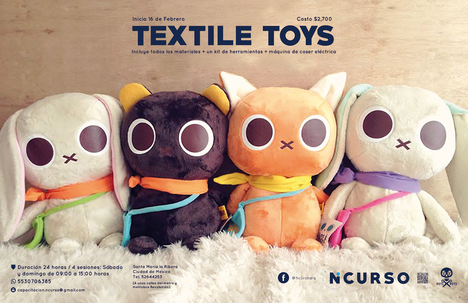 NCURSO arquitectura + diseño: Textile Toys