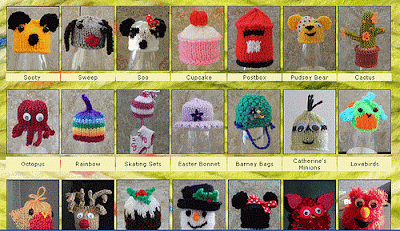 Free patterns: Innocent Smoothies Big Knit Campaign