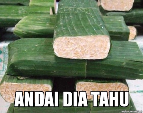 40 Meme Lucu Makanan Tahu Dan Tempe - Meme Kocak Bikin Ngakak