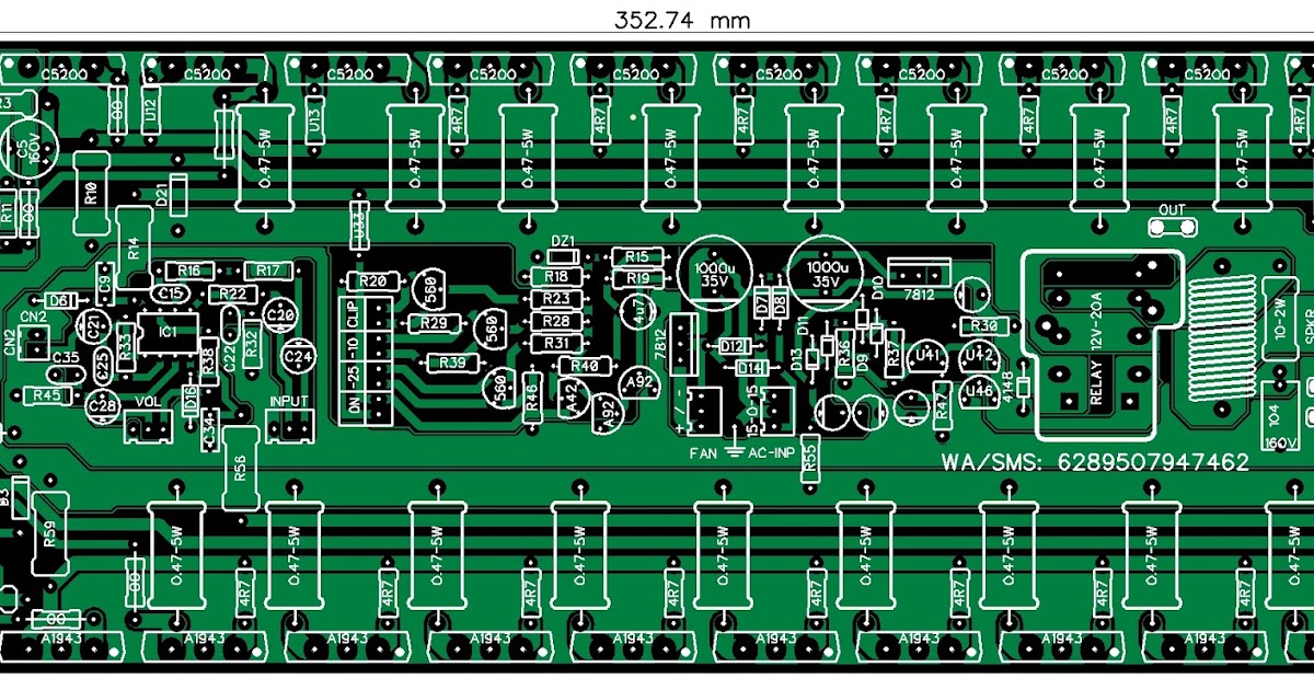 Dk Tech Pcb Audio Power Amplifier Pcb Leach Marshall Class H