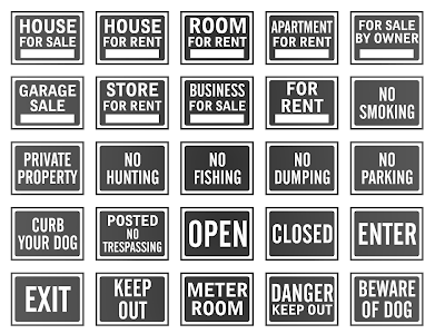 Get Symbols: All-Purpose Signs