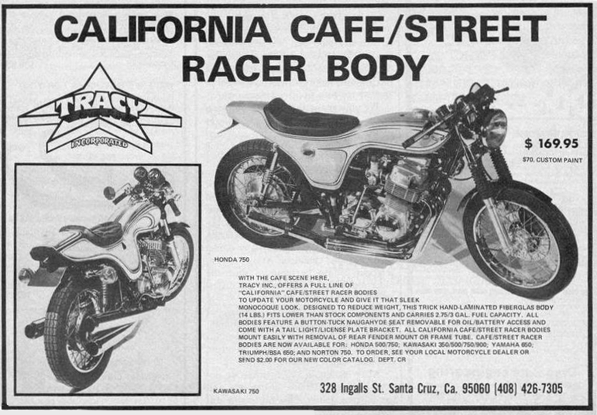 Cling on for dear life !!!: Tracy Design Body - Café Racer Body