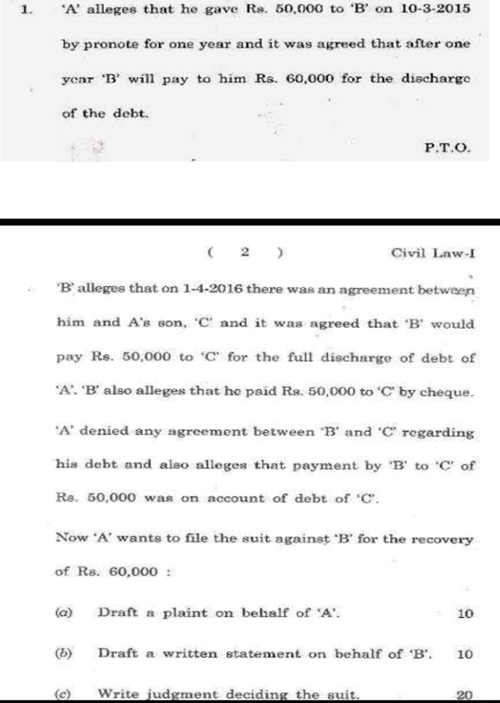 Aiming Delhi Judiciary: Answer Writing - Practical Questions