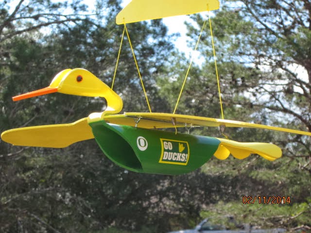 PVC Pipe Birds: OREGON PVC FLYING DUCK