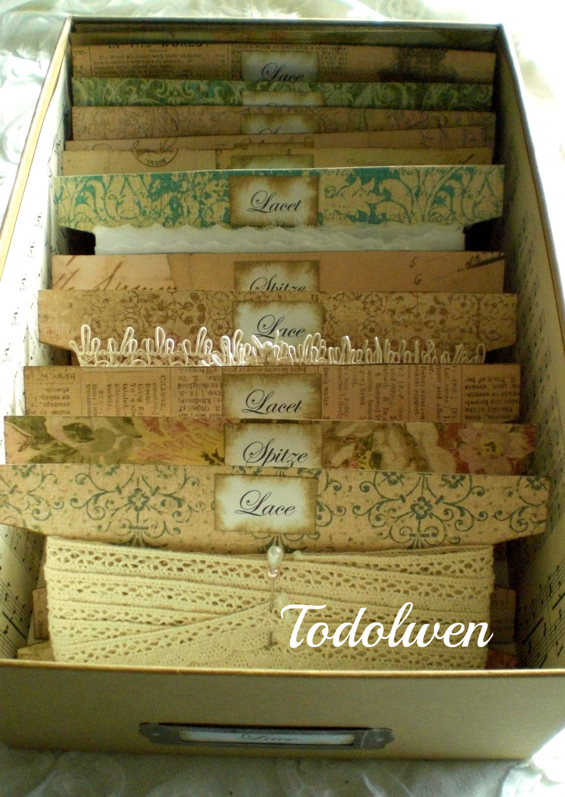 Todolwen: A New Tutorial ~ Lace Cards