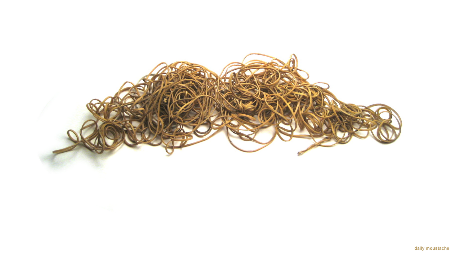 dailymoustache: 127: Rubber bands