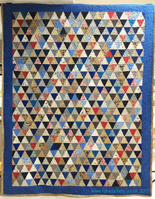 Fabadashery Longarm Quilting: Equilateral Triangle Quilt made by ...