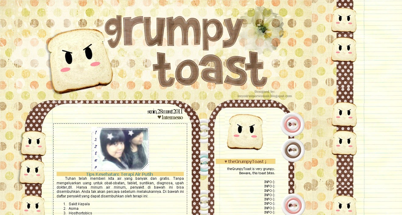 The Grumpy Toast!