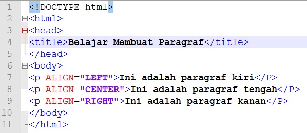 Cara Membuat Paragraf Pada HTML ~ Catatan Kang Yuwon