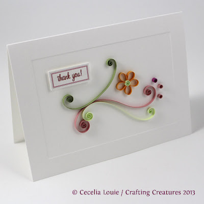 Welcome to Paper Zen ~ Cecelia Louie: Quilled Thank You Cards (7 of 8)