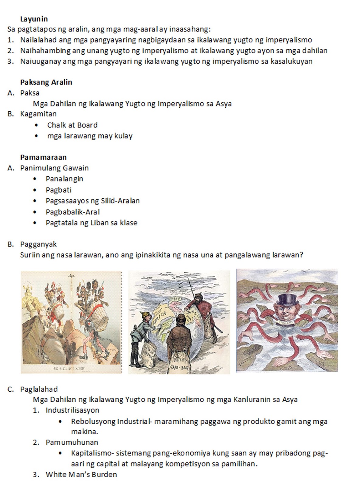 Isang paglalakbay patungo sa pagiging isang ganap na Guro: My Lesson Plans