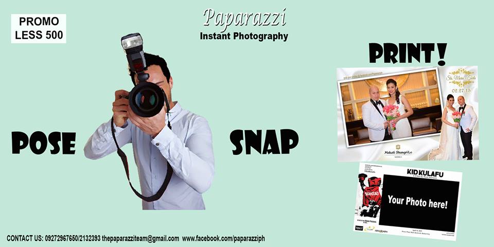 Paparazzi Photoman Walking Photobooth Service: PROMO Photoman Walking ...