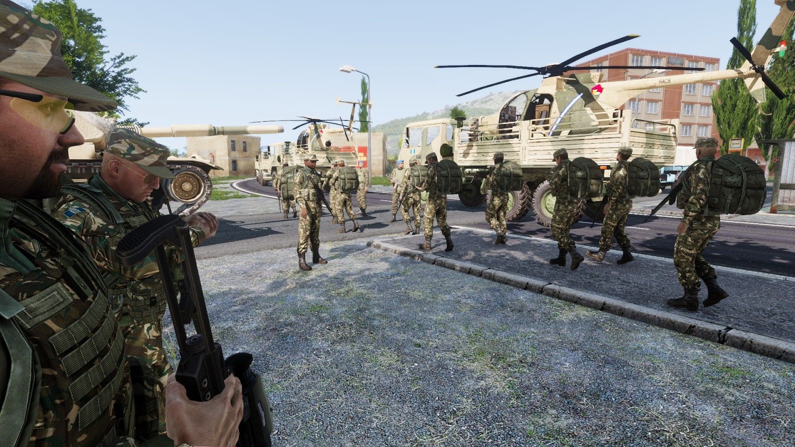 ARMA の軍を追加する Arma 3 用 Project RACS MOD で移動する歩兵や戦車部隊の画像が公開 | 弱者の日記 ...