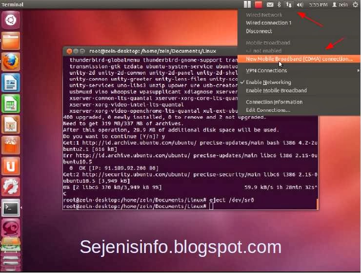 Cara Install Usb Modem Di Linux Ubuntu Tanpa Software Atau Dengan Software Seputar Linux Ubuntu