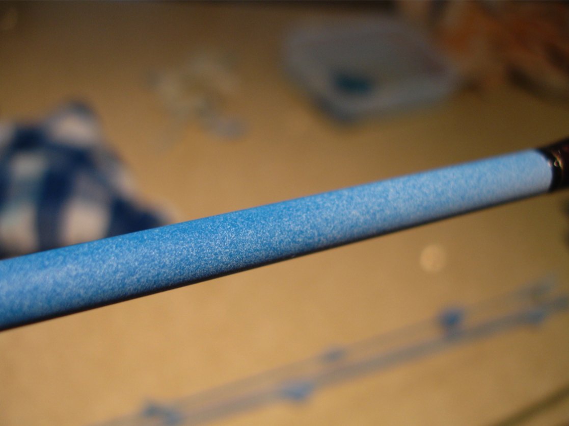 born to fly fish: Flats Fishing Camo / Spray Painting a fly rod