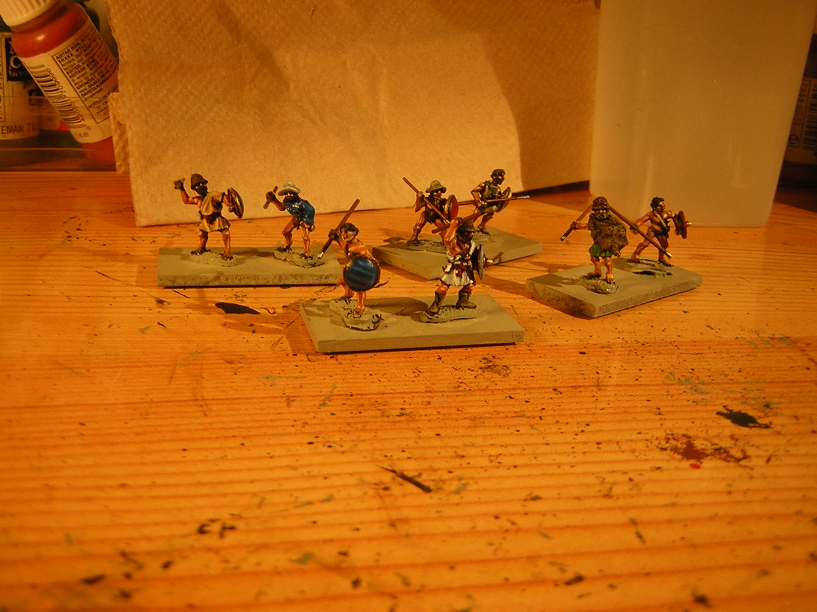 Wargamers et al: Psiloi griegos / Greek psiloi