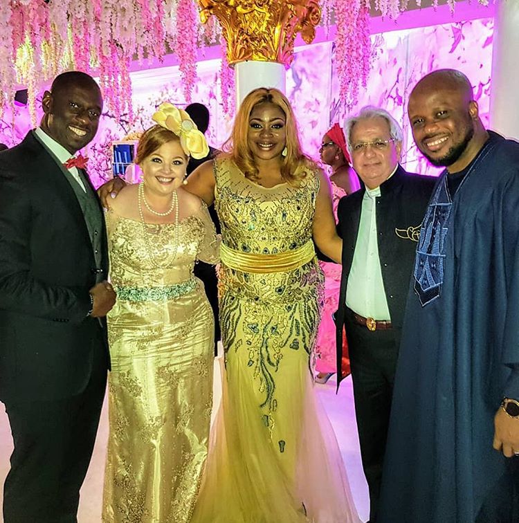 Sinach and husband also spotted with Pastor Benny Hinn.