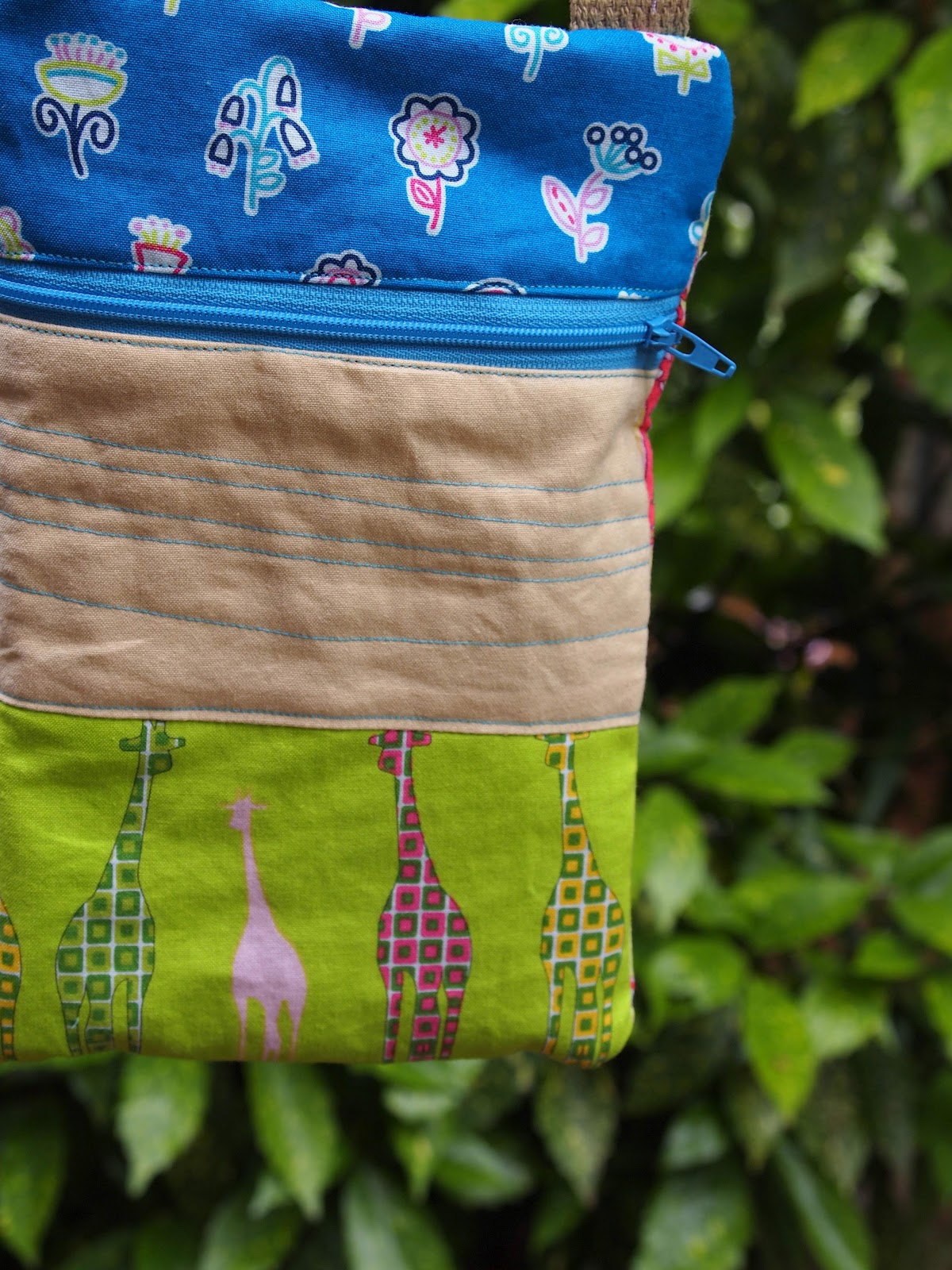 Plum and June: Front Zip Pouches with Shoulder Straps