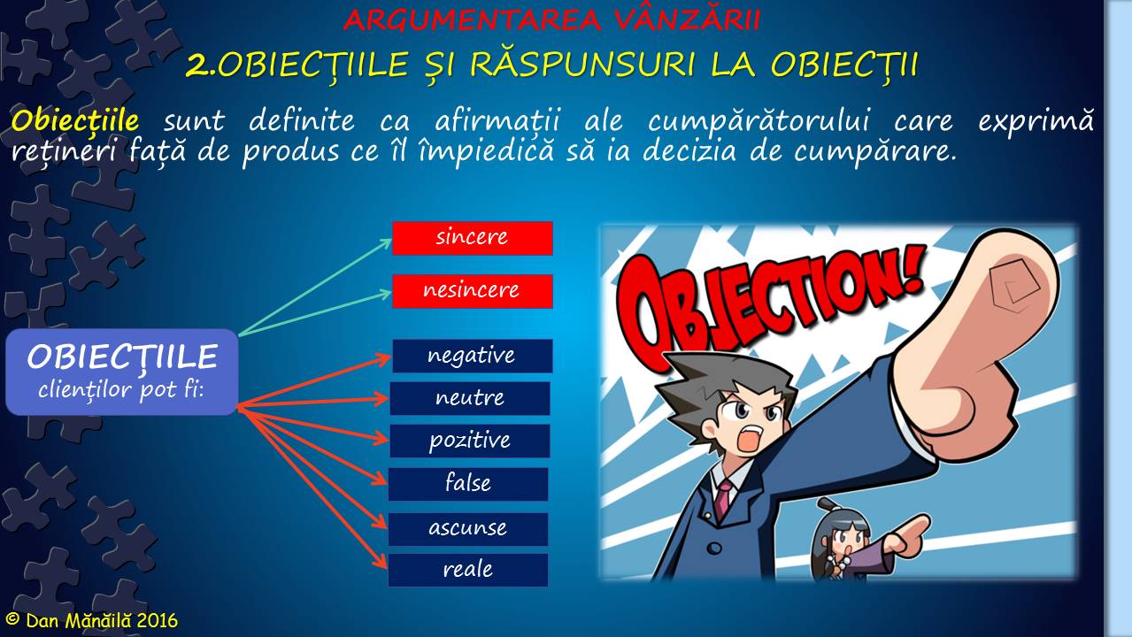 Profu`economist: ARGUMENTAREA VÂNZĂRII