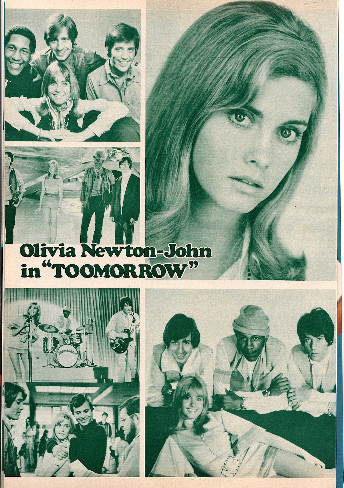 Olivia Newton John Rare Photos: Toomorrow Clipping