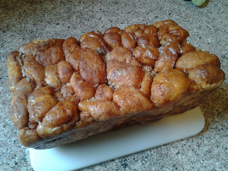 Coconut Monkey Bread Pudding - Munchie Musings