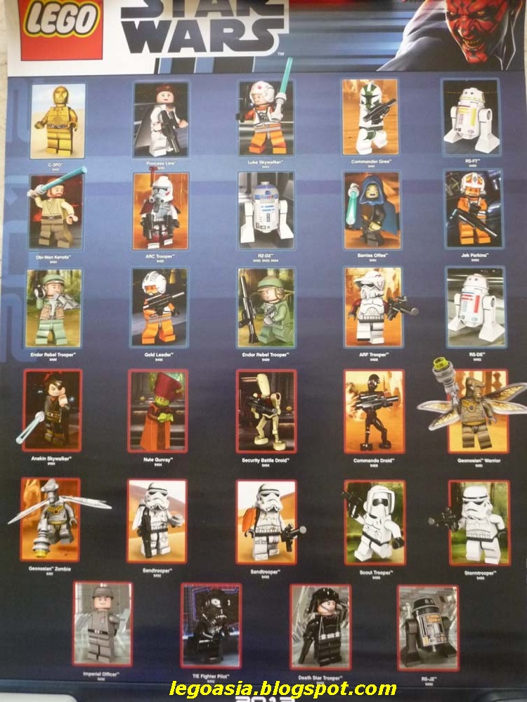Lego Asia: Lego Star Wars & Friends Promotion Poster April 2012