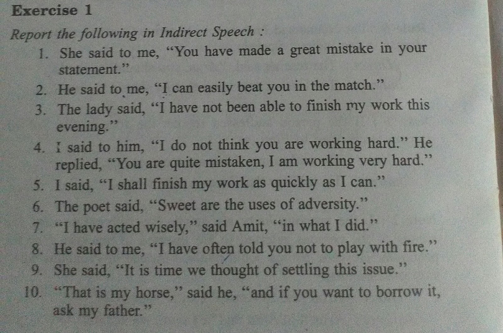 Poetry of Dr. Shankar D Mishra: Grammar Direct and indirect speech ...