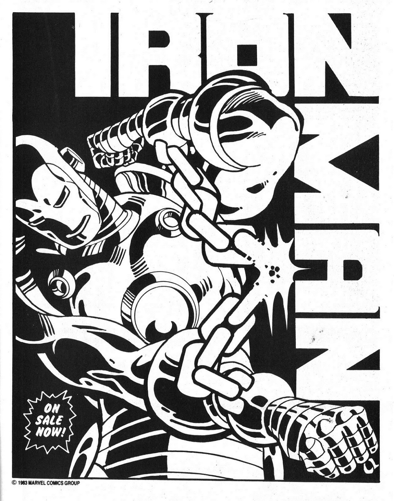 Marvel Comics of the 1980s: 1983 - Iron Man Ad