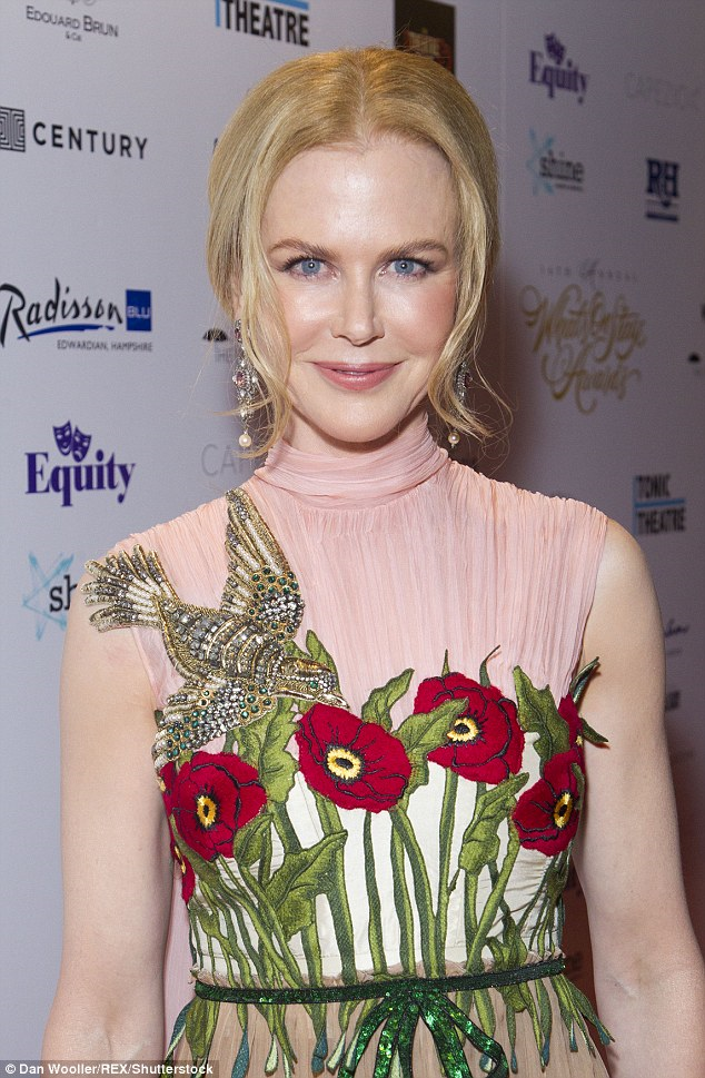 Photos: Nicole Kidman dazzles as she celebrates Best Actress win at ...