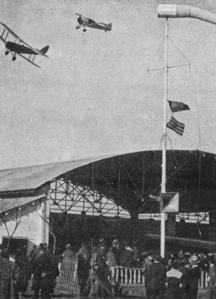 Aviación por Leandro : 1936 PRIMER RALLY INTERNACIONAL DE BARCELONA