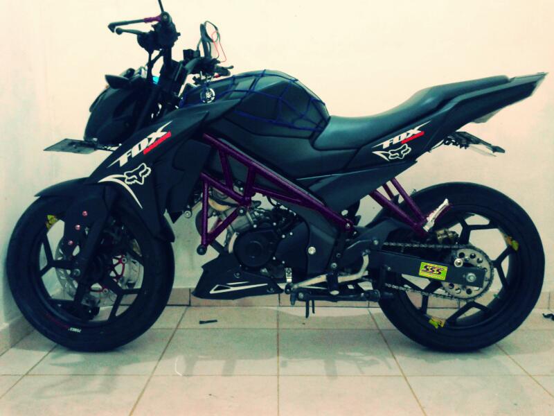 Yamaha Vixion Modif Ban Besar | Foto Modifikasi Motor Terbaru