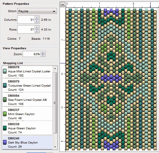Imaginesque: Beading: Peyote Stitch Pattern 23