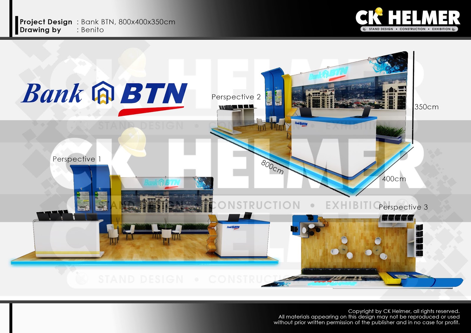 CK HELMER: Booth Design Bank BTN